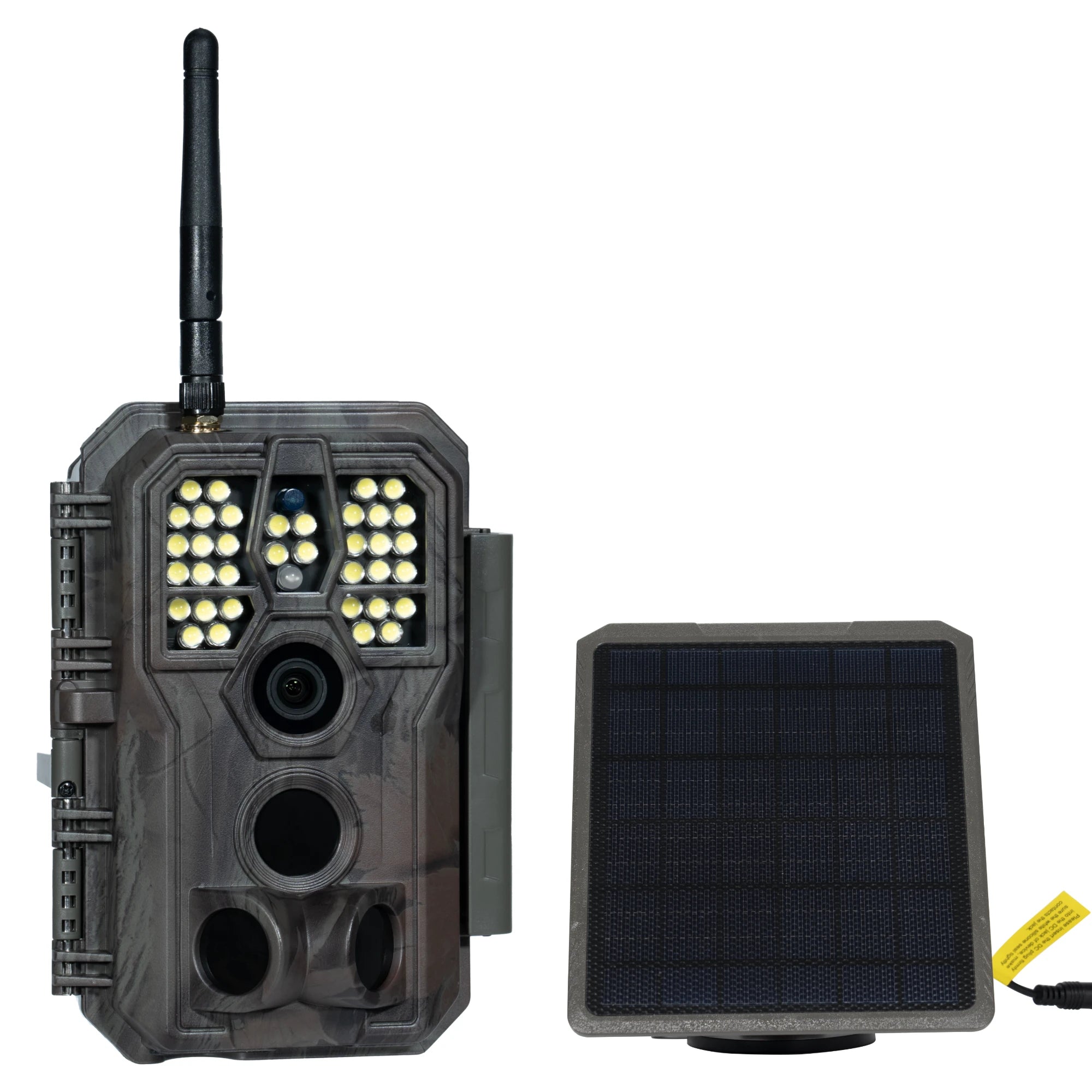 GardePro E8PWF With Solar Panel|Rechargeable Wi-Fi Trail Camera|White Flash