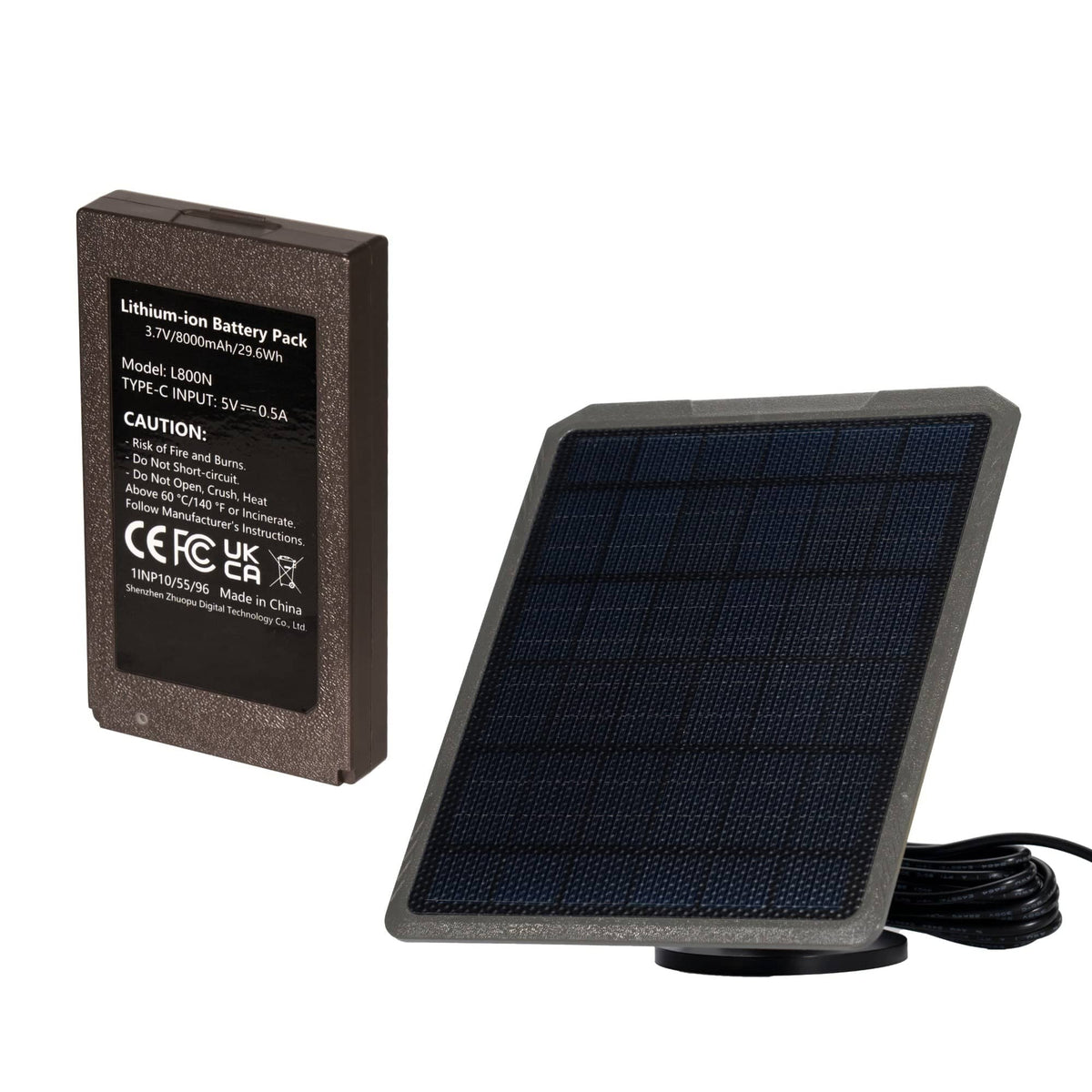 Solar Panel and Rechargeable Battery Pack Bundle – GardePro